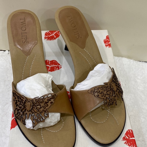 Two Lips | Shoes | Two Lips Natural Leather Butterfly Sandles | Poshmark